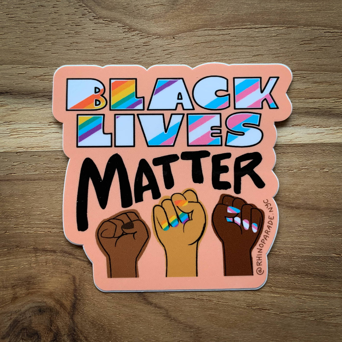 Black Lives Matter | Vinyl Sticker – Paper Whale