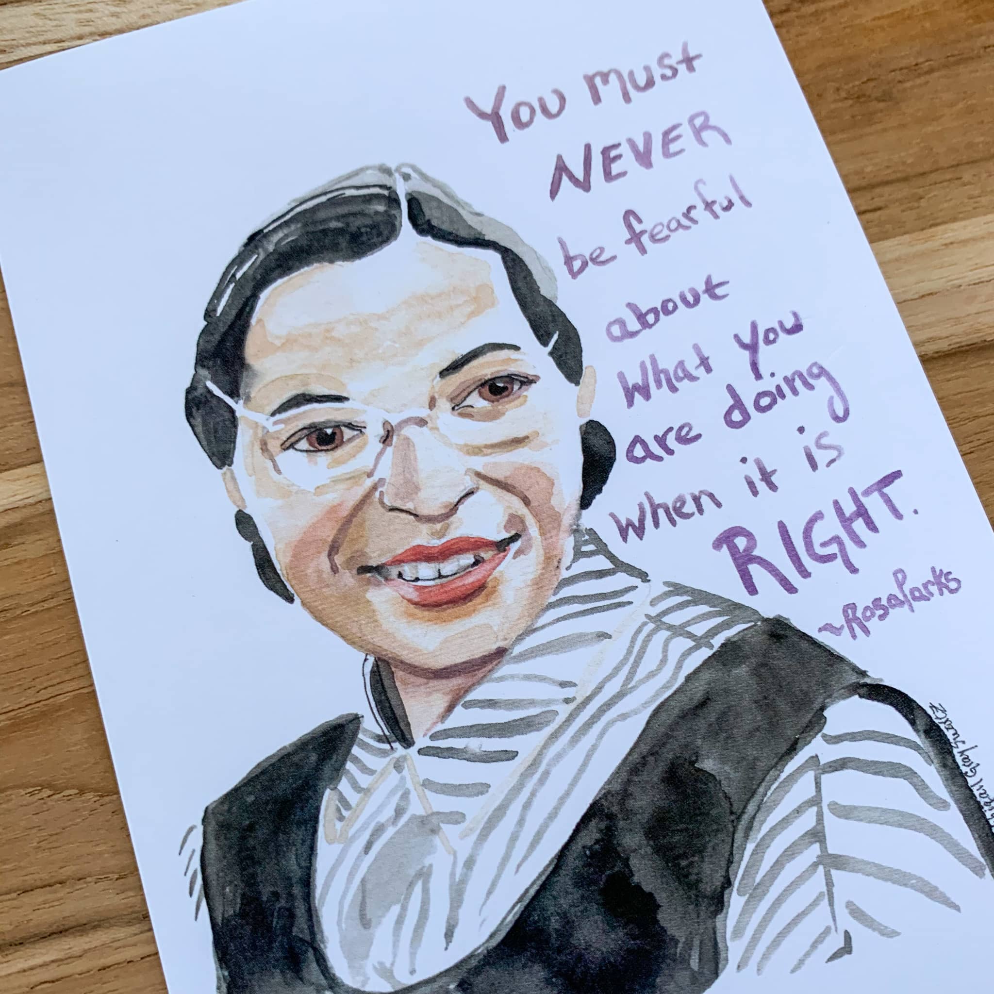 Rosa Parks Drawing