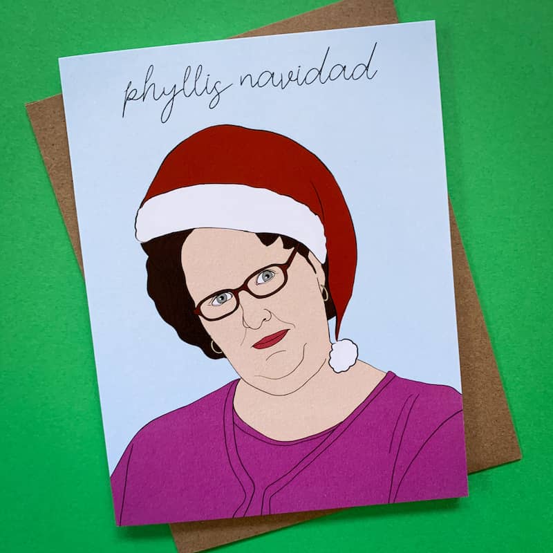 Phyllis Navidad Christmas Card – Paper Whale