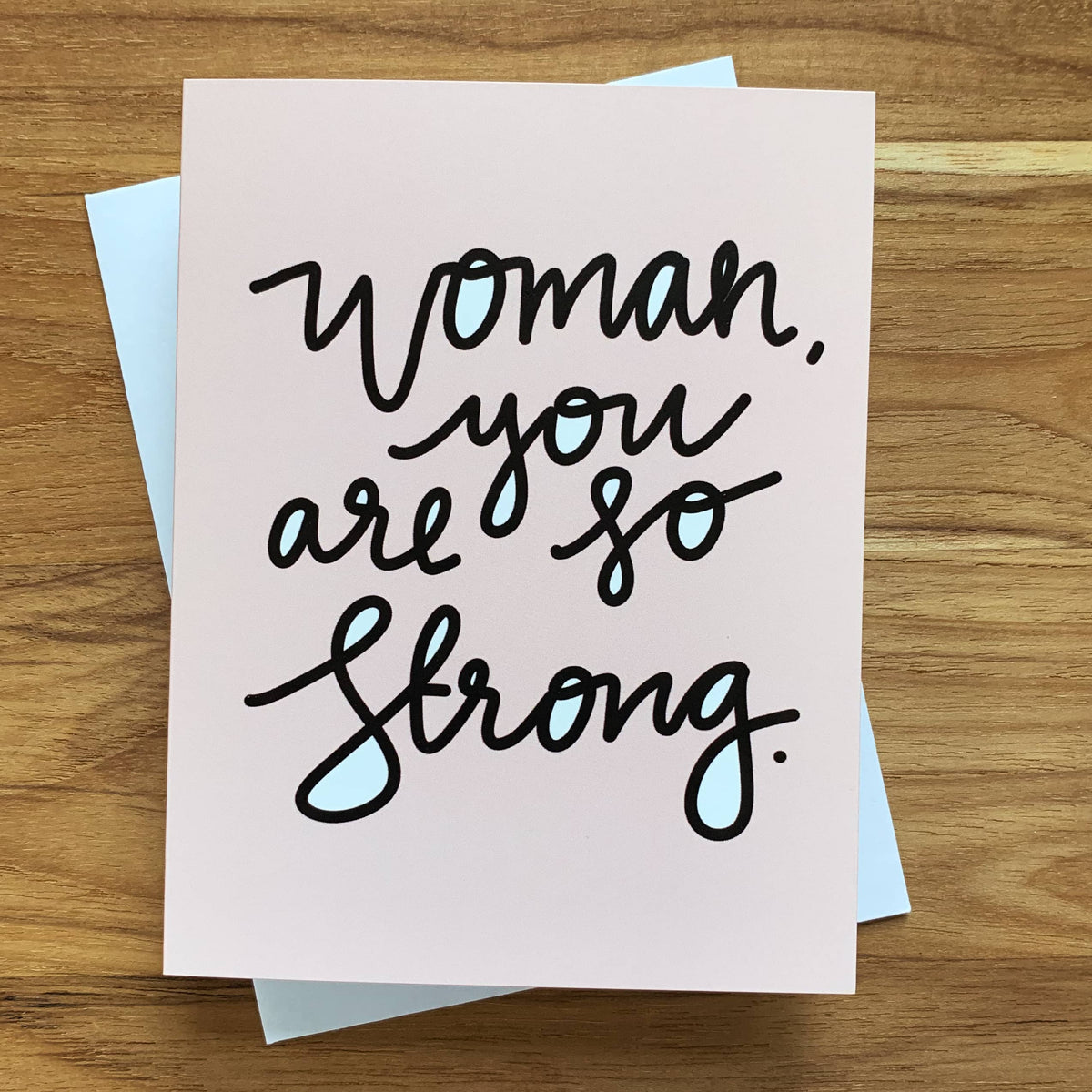 Strong Woman Inspirational Card – Paper Whale